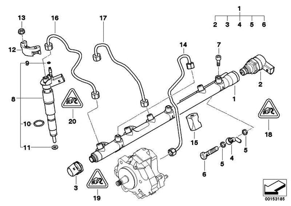 Sensor de presión OEM 13537787167 para BMW Serie 1 E87, Serie 3 E46/E9