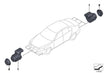 Sensor de ultrasonidos blanco Alpin OEM 66206935598 para ...