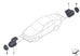 Sensor de ultrasonidos blanco Alpin OEM 66206935598 para ...