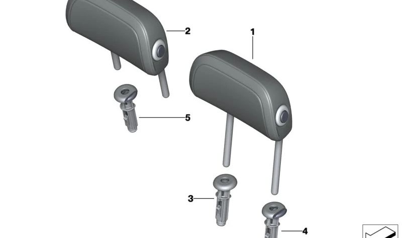 Headrest Guide for BMW 2 Series G42, G87, 3 Series G20, G...