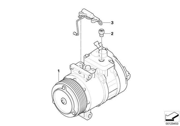 Compresor de aire acondicionado OEM 64529145353 para BMW ...
