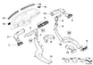 Parrilla aire fresco derecha OEM 64229130460 para BMW Serie 3 E90, E91