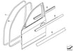Cantonera puerta delantera izquierda OEM 51727247258 para BMW Serie 3