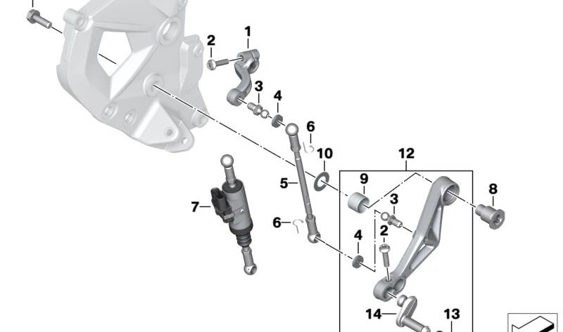 Clip de fixation OEM 07119904970 pour BMW Motorrad 3/20,