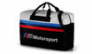 Bolsa de viaje M Motorsport NEGRO / BLANCO. Original BMW