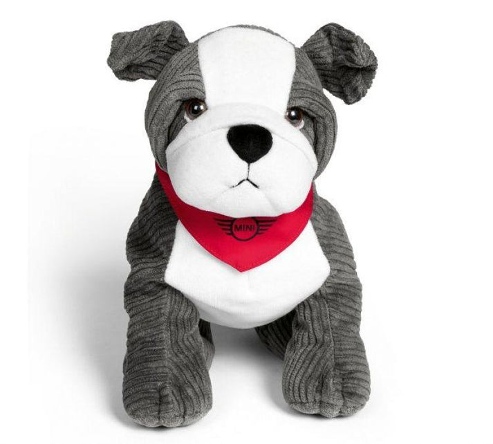 Peluche Bulldog 2.0 gris/blanco/chill red OEM 80452465960 para MINI co