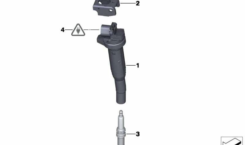 High Power Spark Plug OEM 12120035531 for MINI R56, R56 LCI, Clubman R