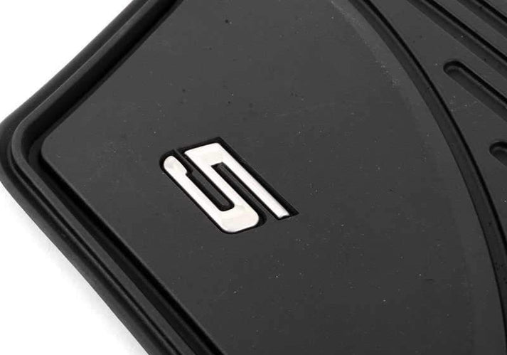 Alfombrillas traseras todo clima negras OEM 51472414219 para BMW G30,