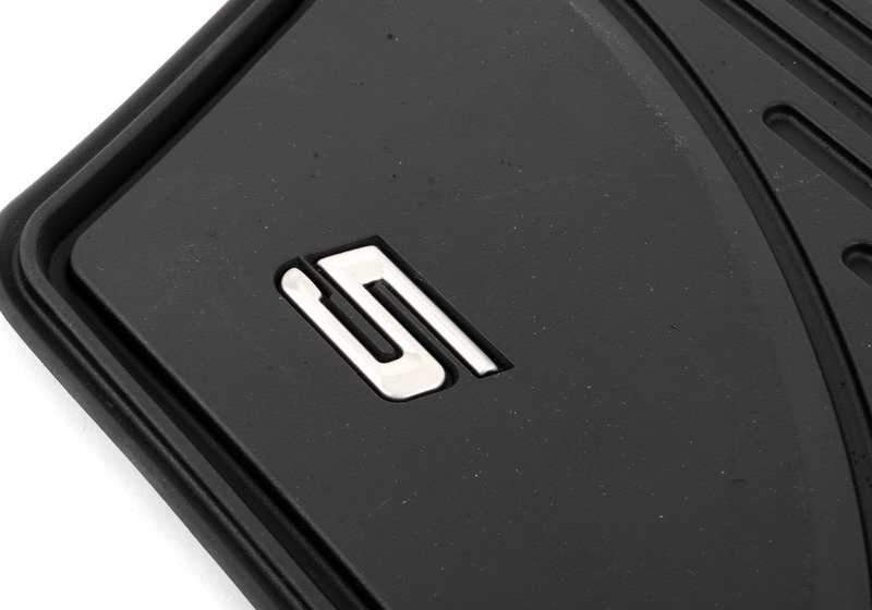 Alfombrillas traseras todo clima negras OEM 51472414219 para BMW G30,