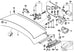 Cerradura tapa portamaletas OEM 51248236897 para BMW Serie 5 E39 520d,
