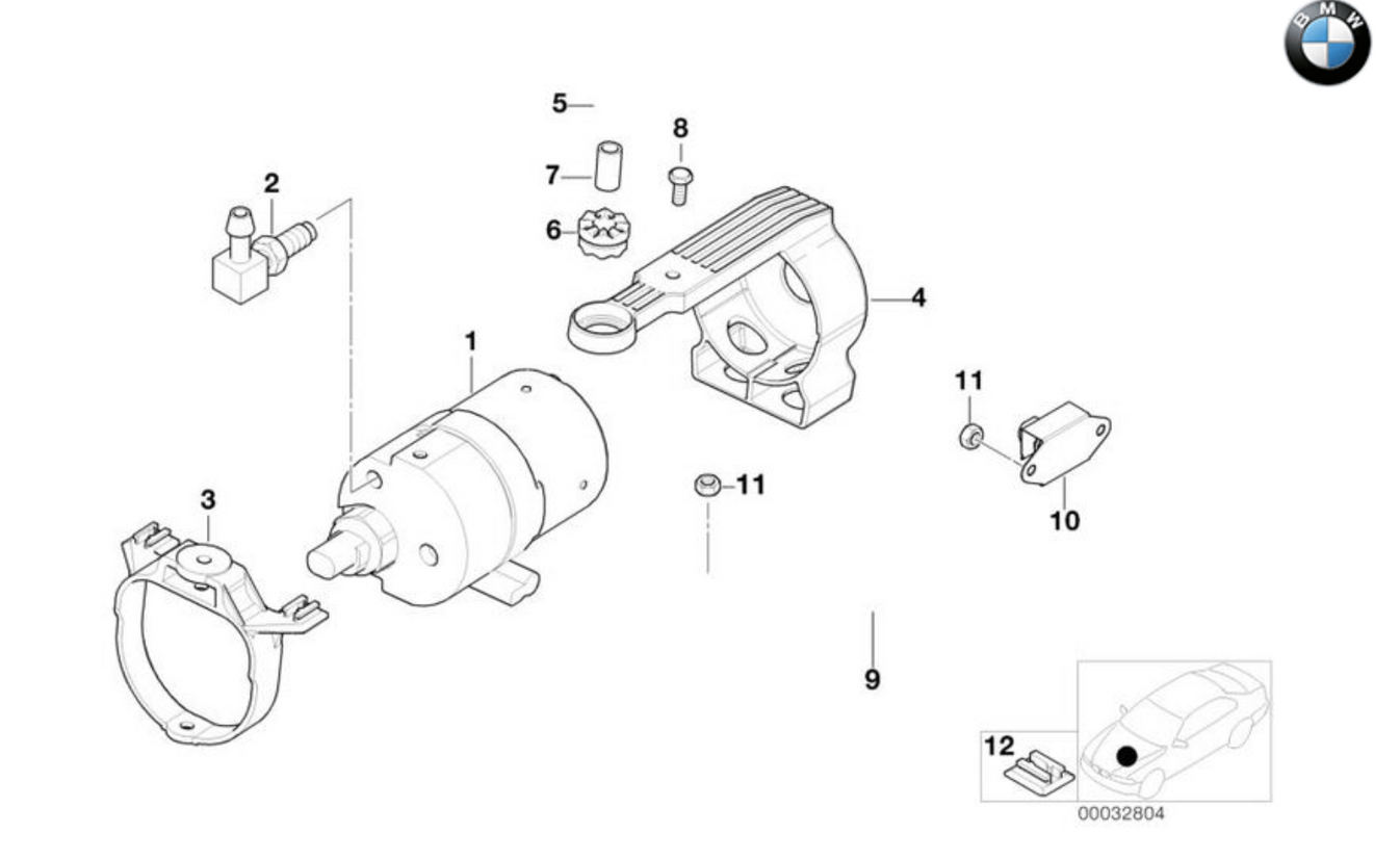 Sensor de velocidad de rueda trasero OEM 34526864094 para...