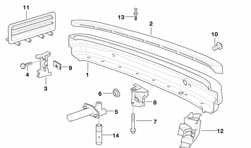 Hub for BMW Series 3 E36 (OEM 51129068840). Genuine BMW