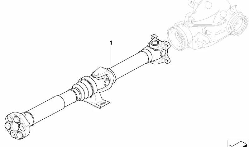 Driveshaft Manual Gearbox for BMW E90, E91, E92, E93 (OEM 26107565103)