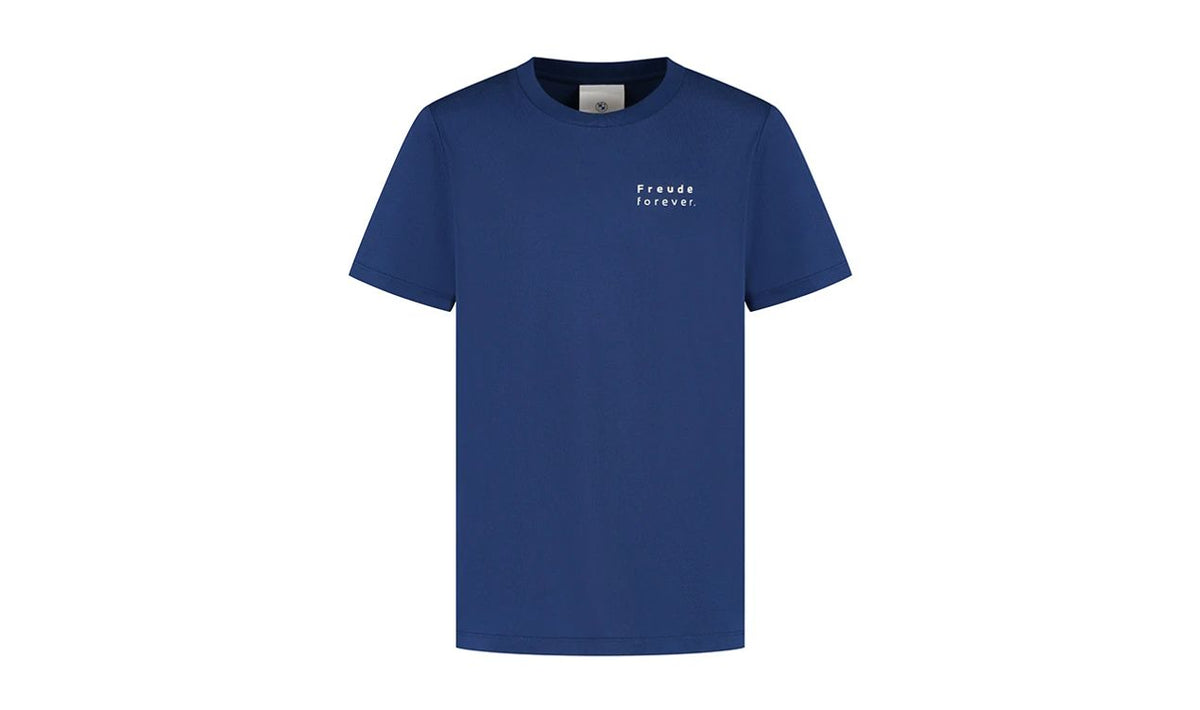 Camiseta infantil BMW Logo Reverse azul OEM 80145B5F567 p...