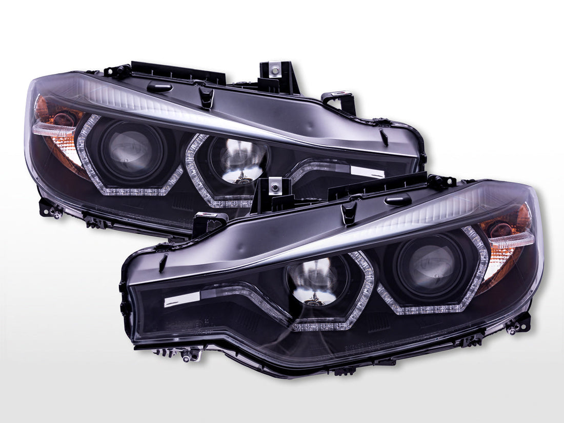 Faros delanteros con luces diurnas LED BMW Serie 3 F30 / F31 a partir