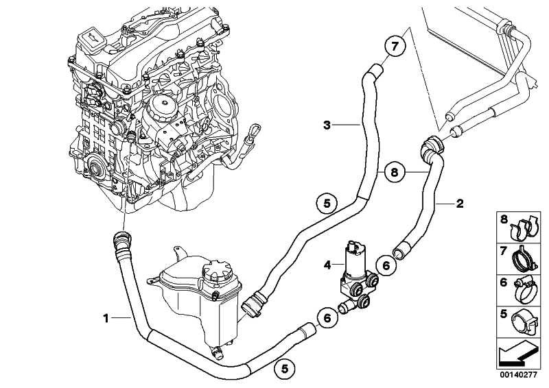 Bomba de agua adicional para BMW E81, E87, E88, E82, E90, E91, E92, E9